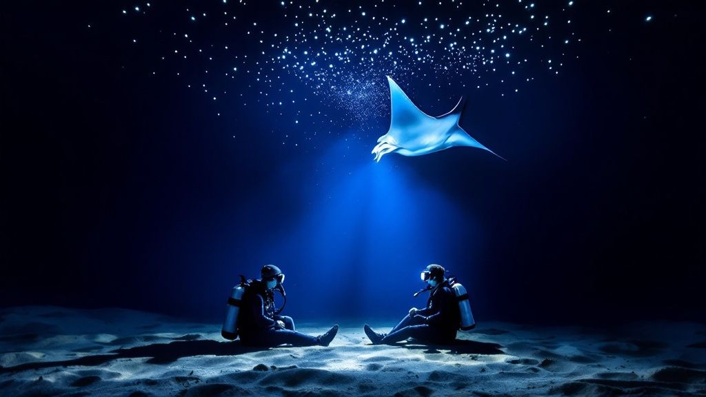 Manta Ray Night Dive Kailua Kona | Unforgettable Underwater Adventure