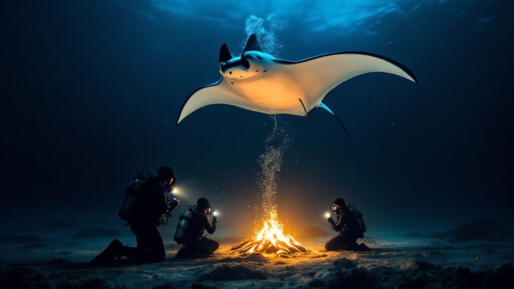 Manta Ray Night Dive Kailua Kona | Unforgettable Underwater Adventure
