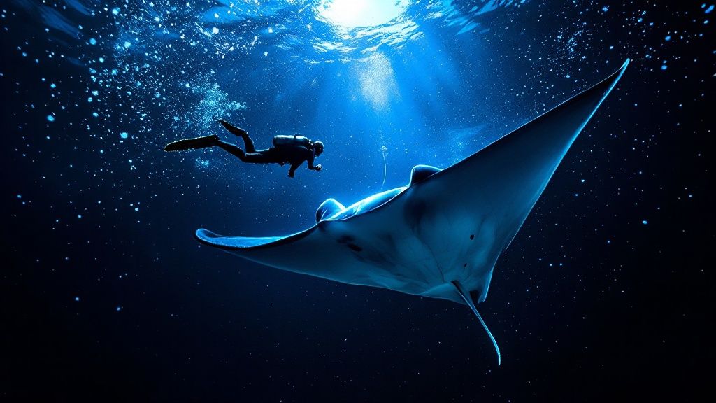 Manta Ray Dive Kona An Unforgettable Night Dive