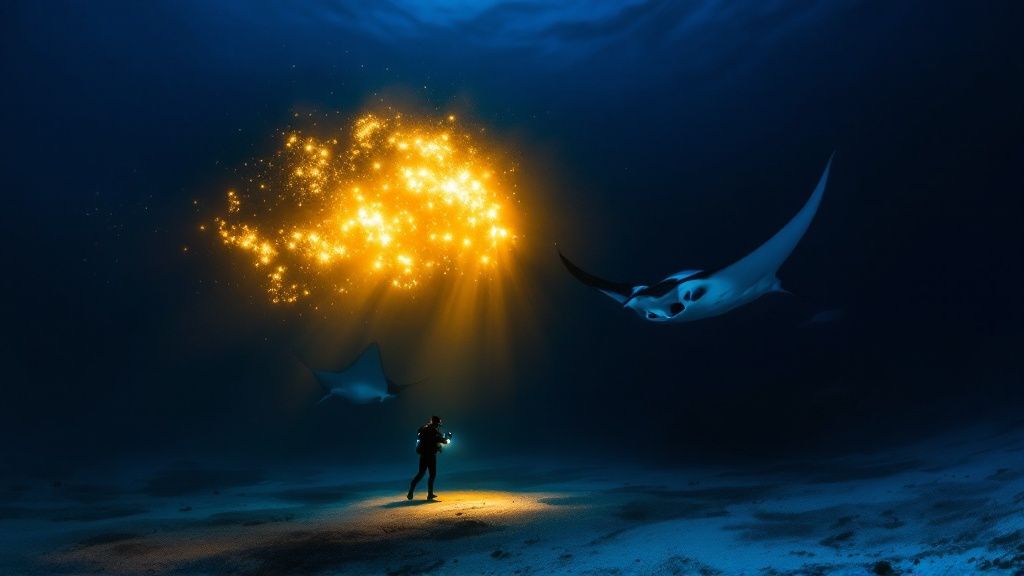 Your Guide to the Manta Ray Night Dive Kona