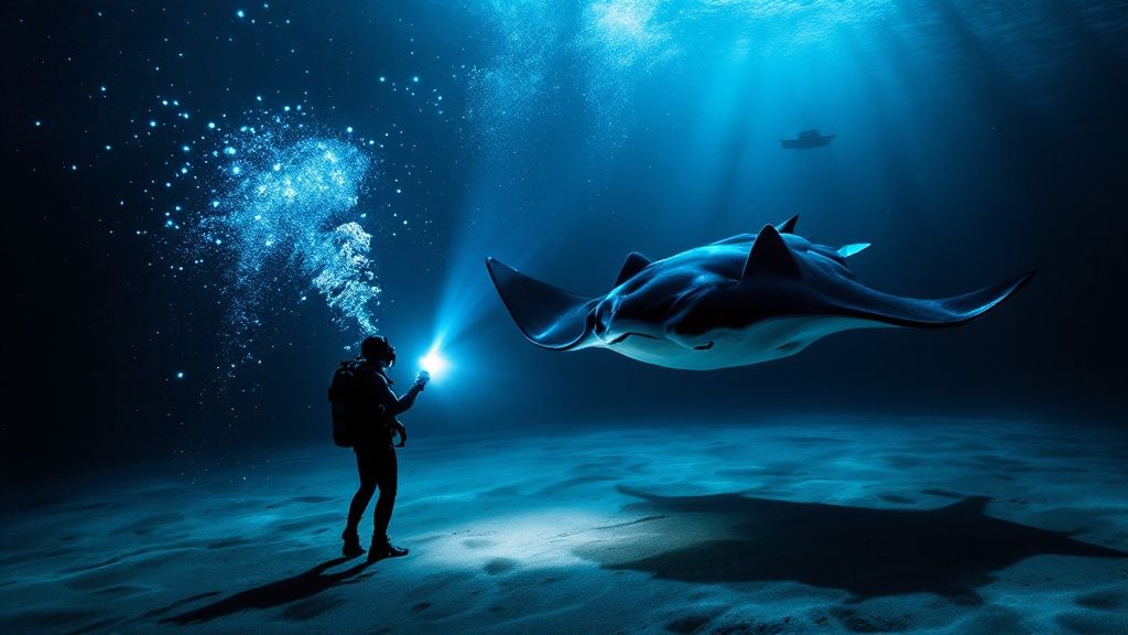 Experience the Best Manta Ray Night Dive Kona | Ultimate Guide