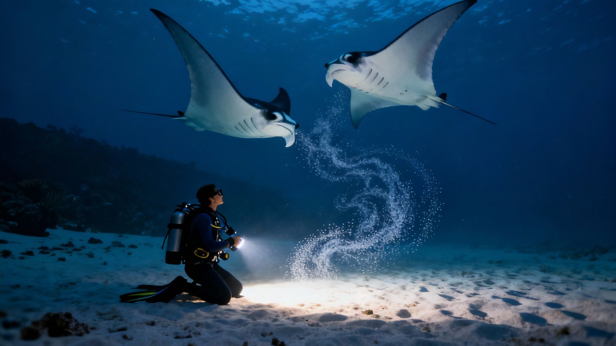 Manta Ray Night Dive Kailua Kona: Ultimate Kona Experience