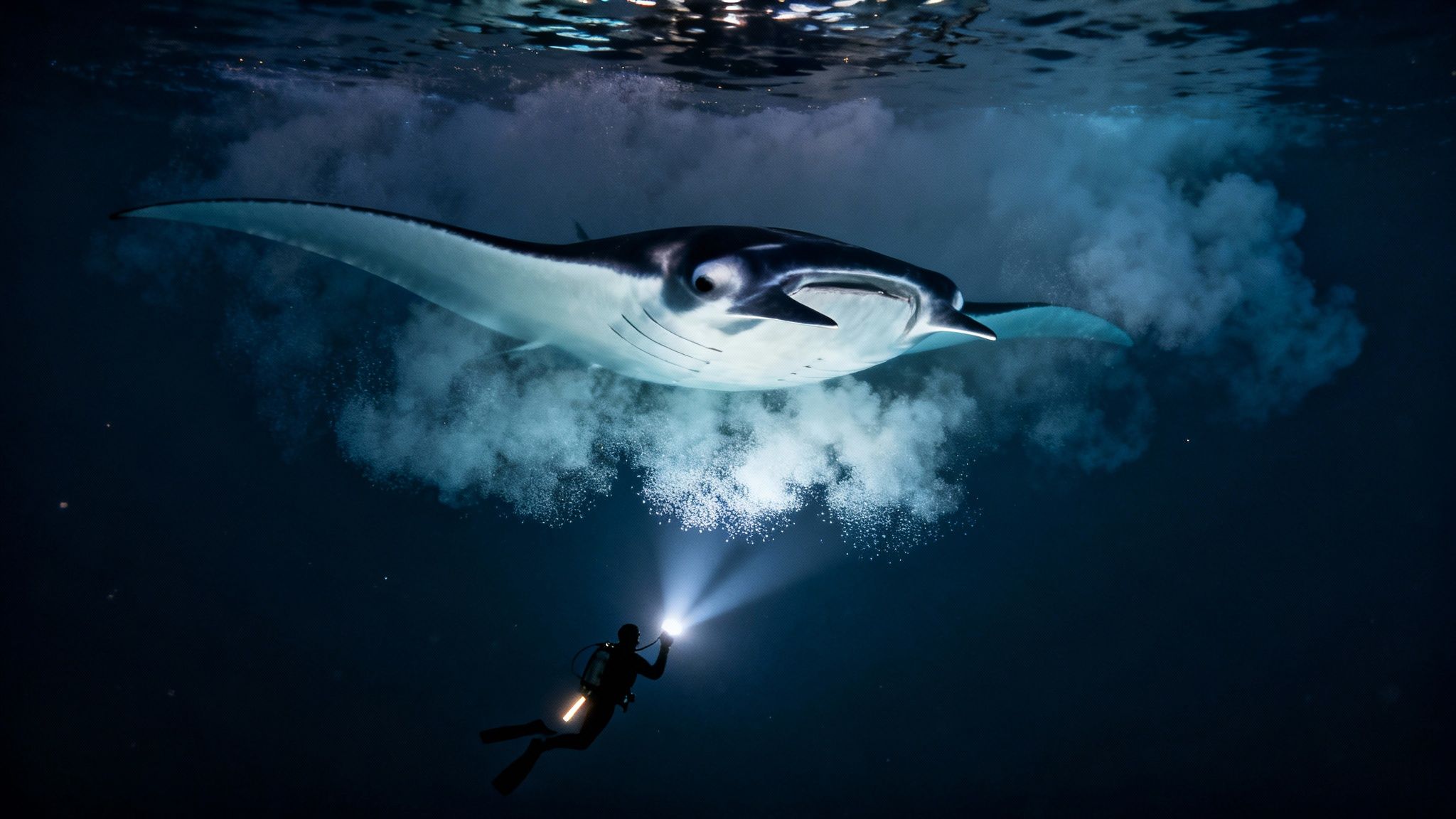 Your Guide to the Manta Ray Night Dive Kona Experience
